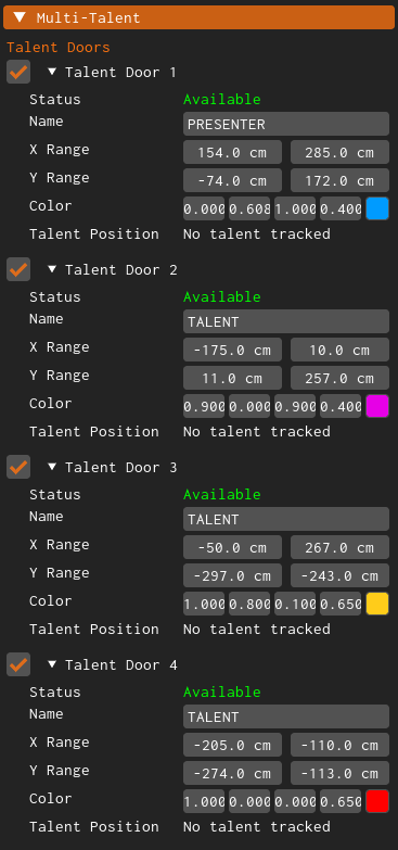 Single-Talent Tracking | Zero Density Documentation